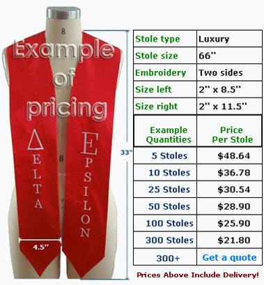 Graduation Stoles & Custom Sashes - High Quality Bulk Orders.